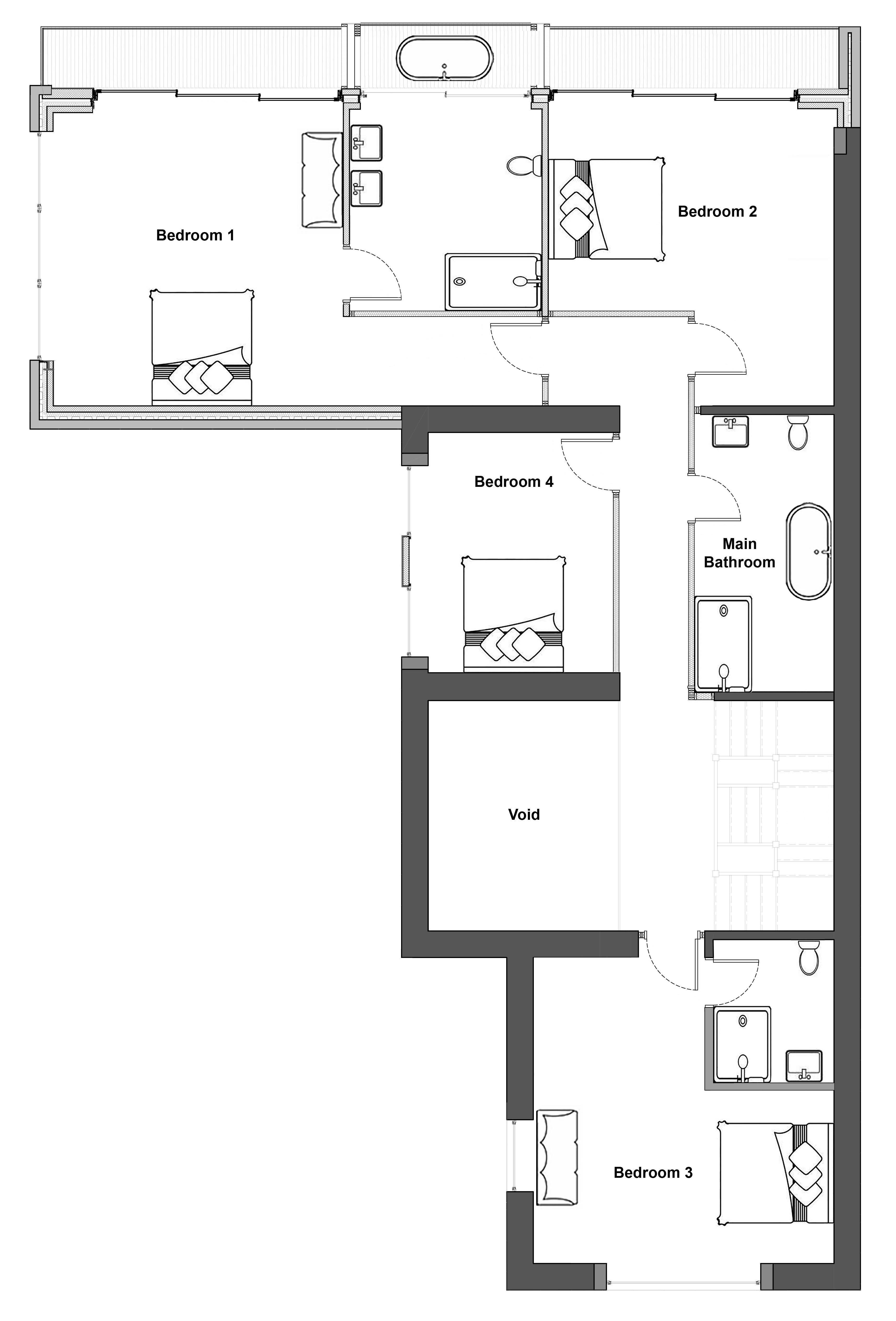 Floorplans - Bluewater | Bristol | Sleeps 12